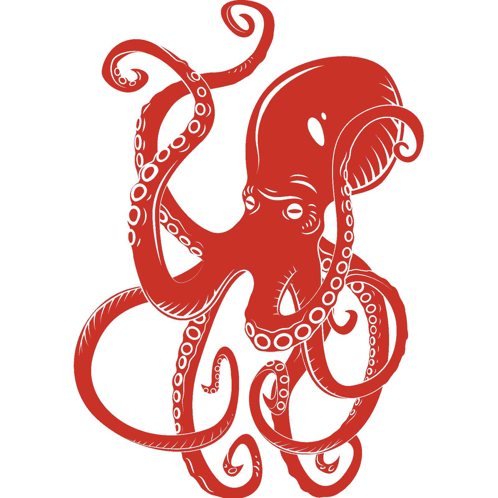 Octopus Moving Tentacles Wall Sticker Decal Animal Sea Transfer ...