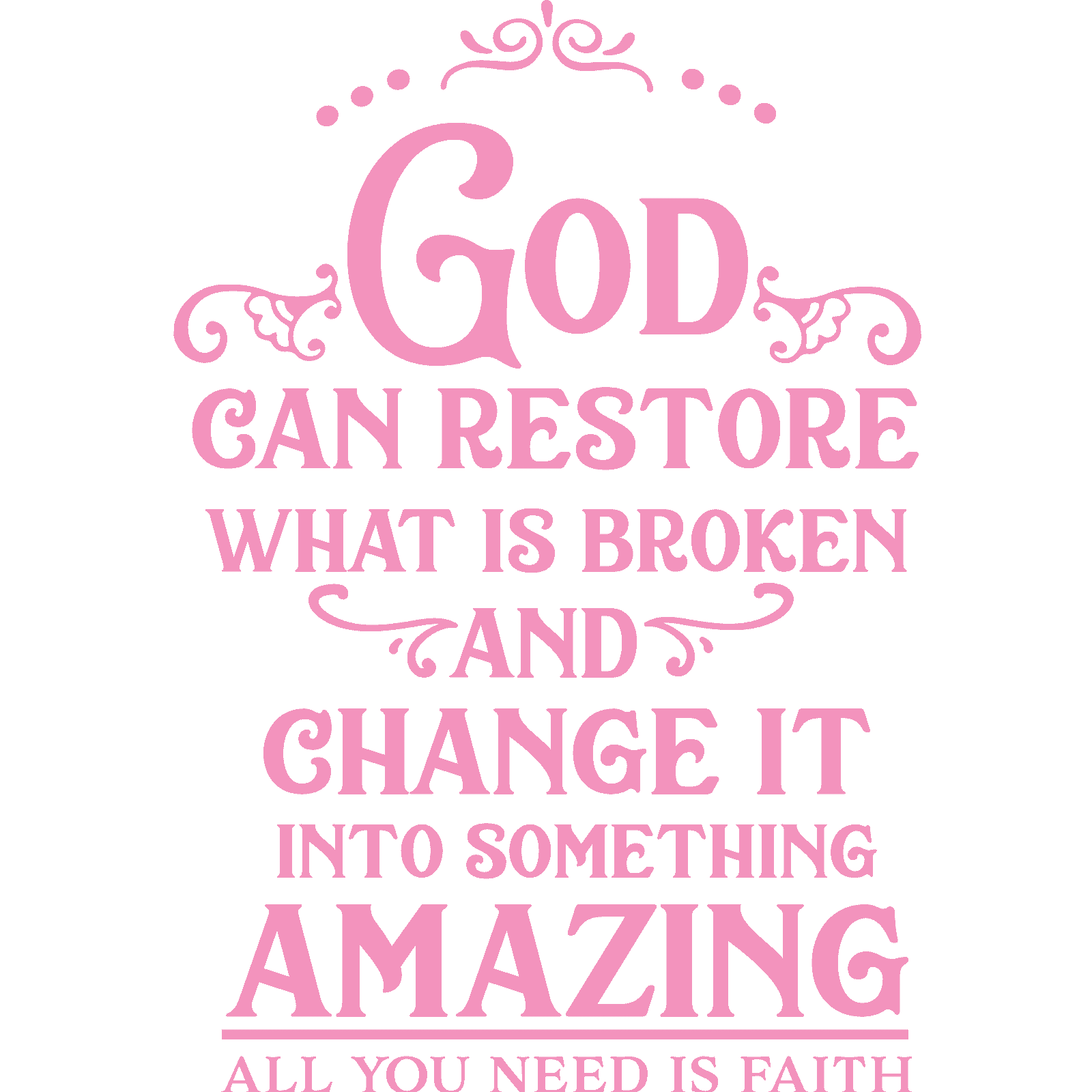 God Restores The Broken
